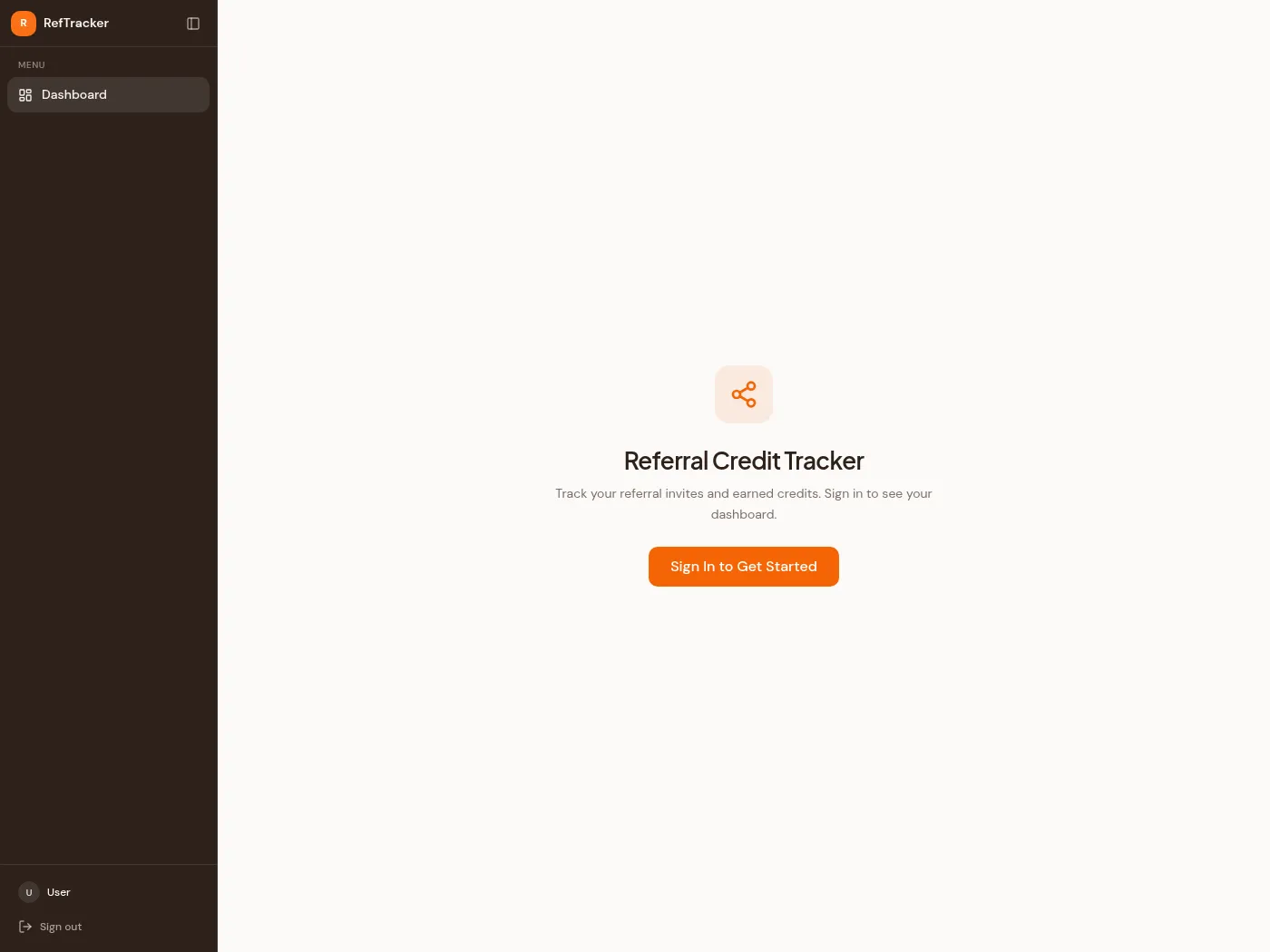 Referral Credit Tracker