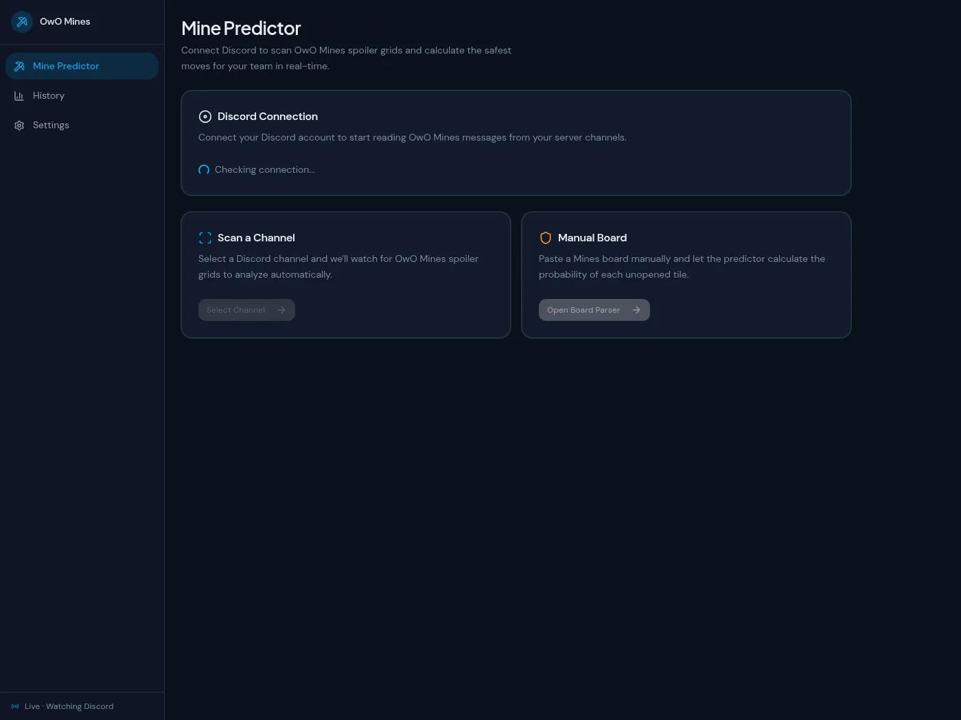 OwO Mines Predictor