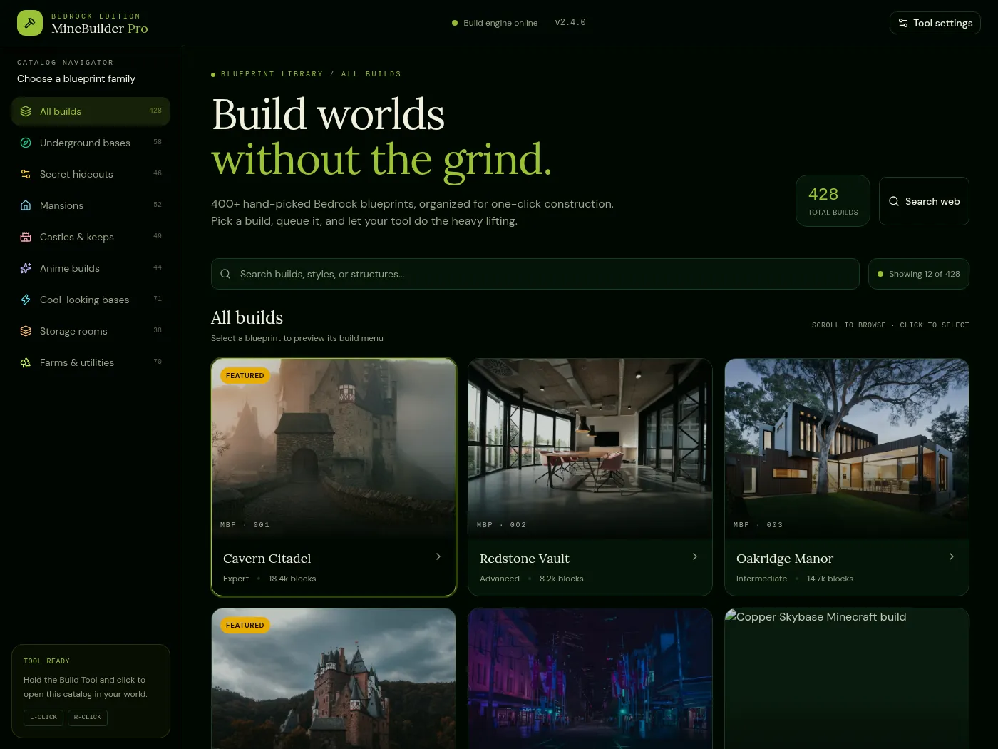 MineBuilder Pro Plugin