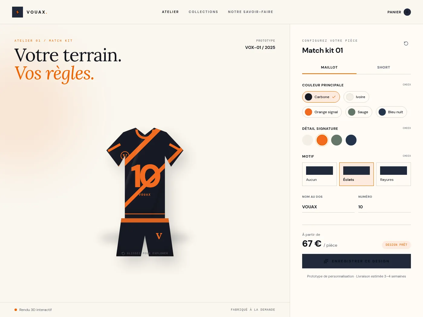 Vouax Sport Configurator