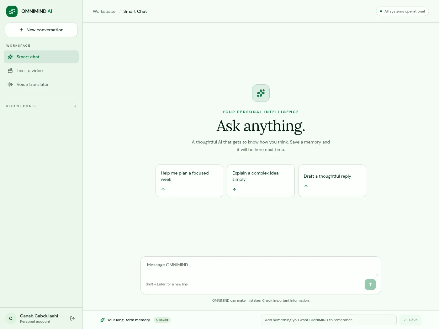OMNIMIND AI Suite