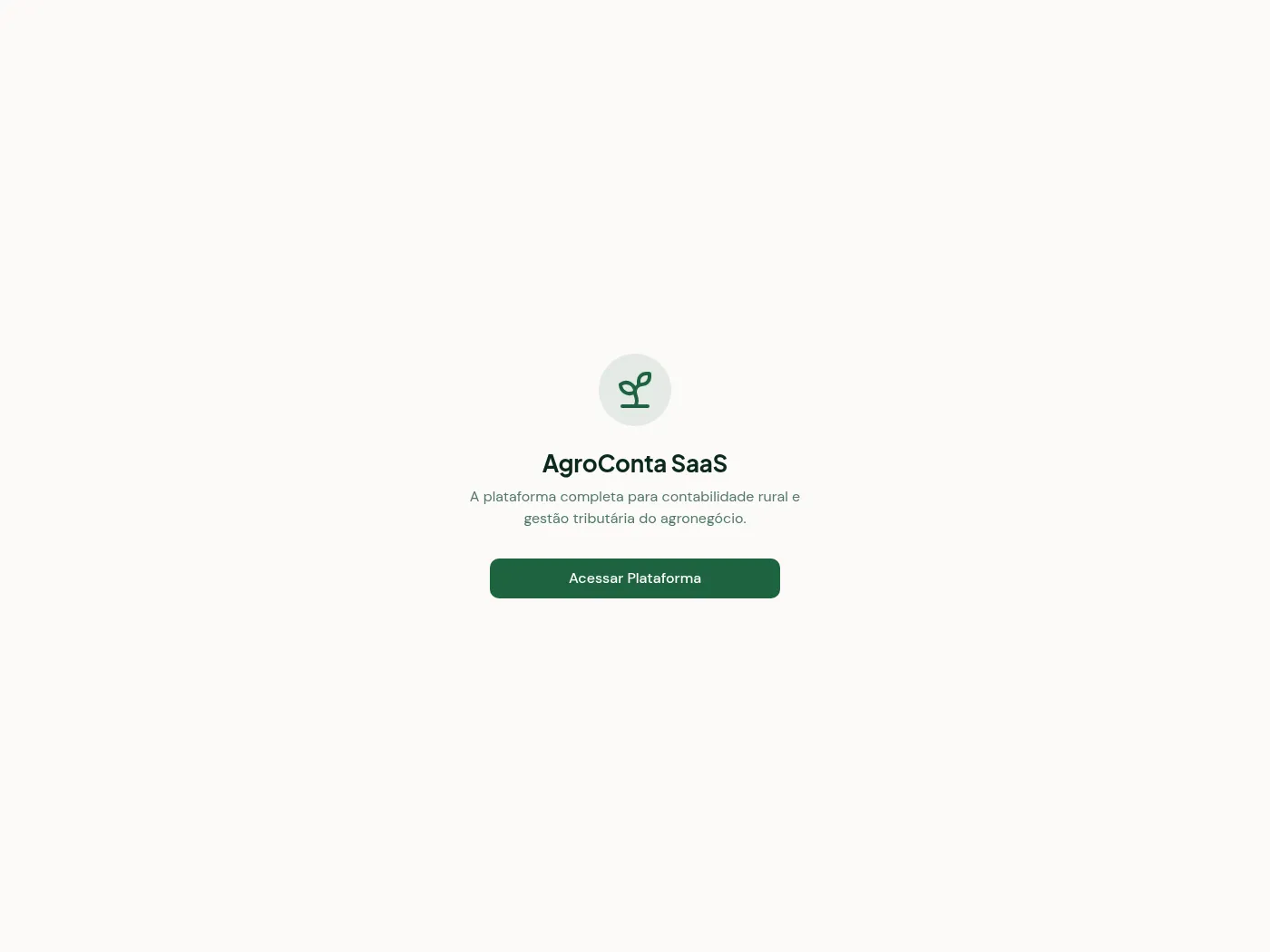 AgroConta SaaS Platform