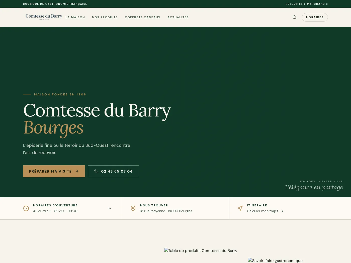 Comtesse du Barry Site