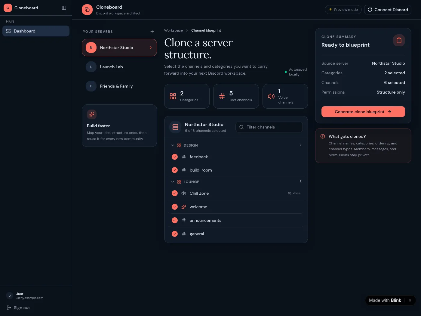 Discord Server Cloner