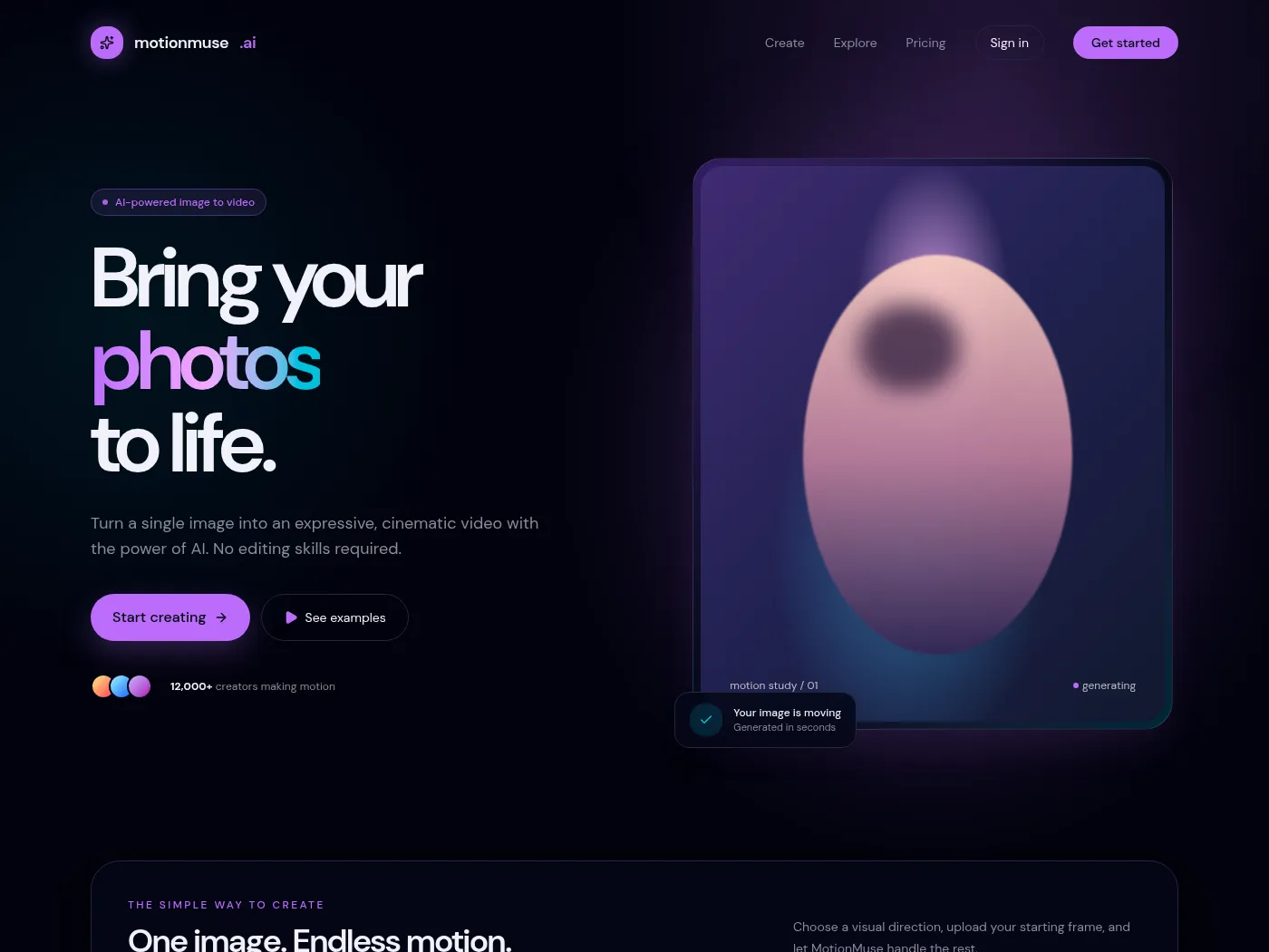 MotionMuse Clone