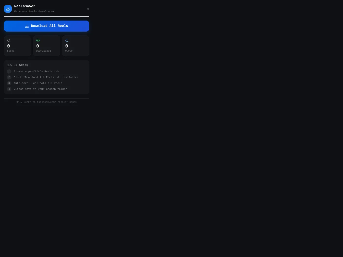ReelsSaver Extension