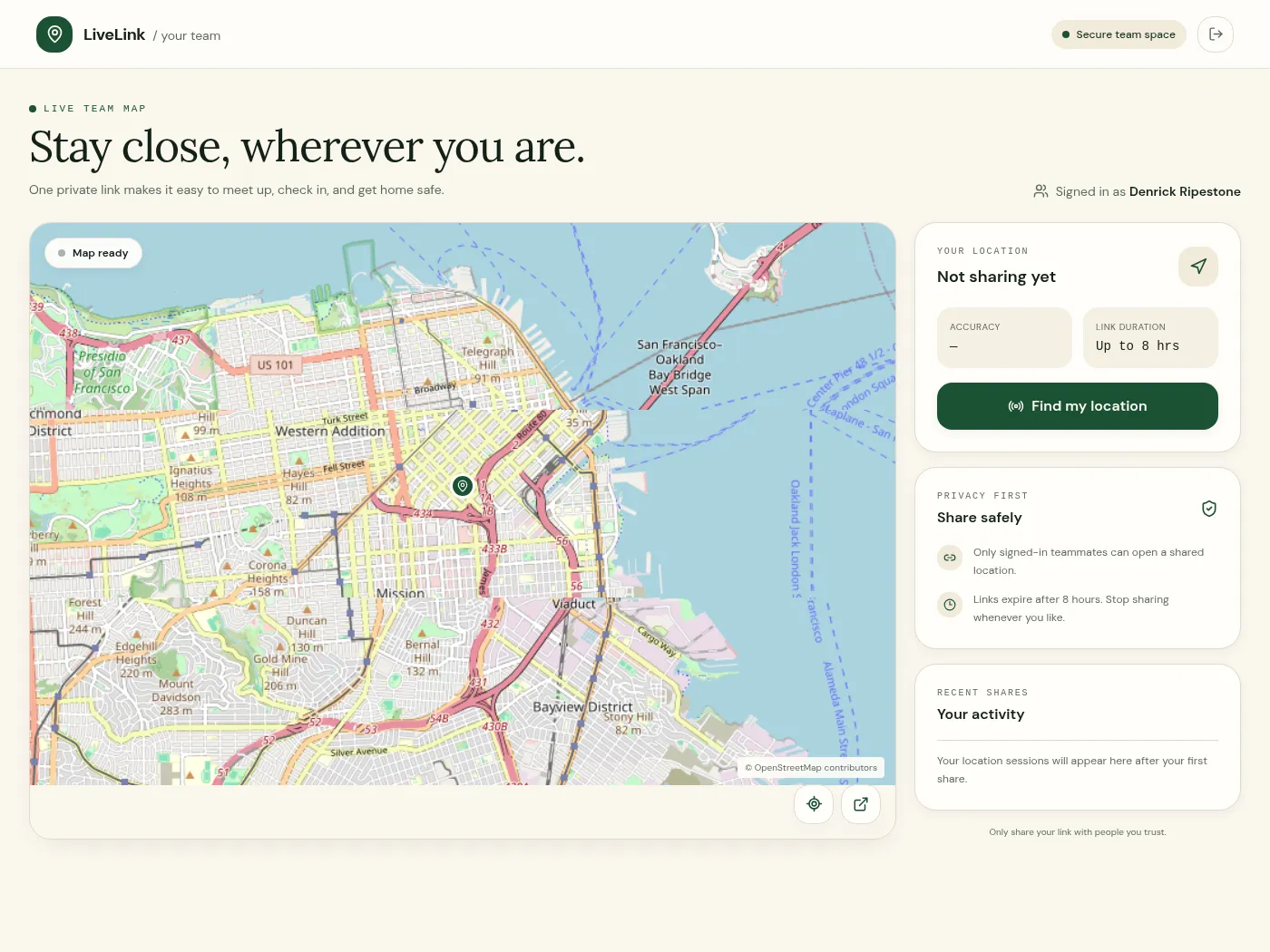 LiveLink Tracker