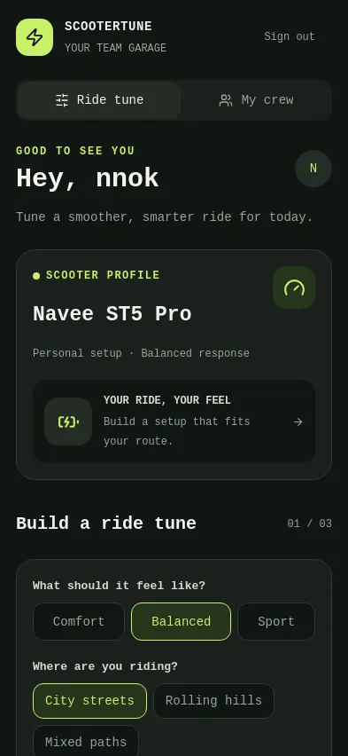 ScooterTune AI Mobile