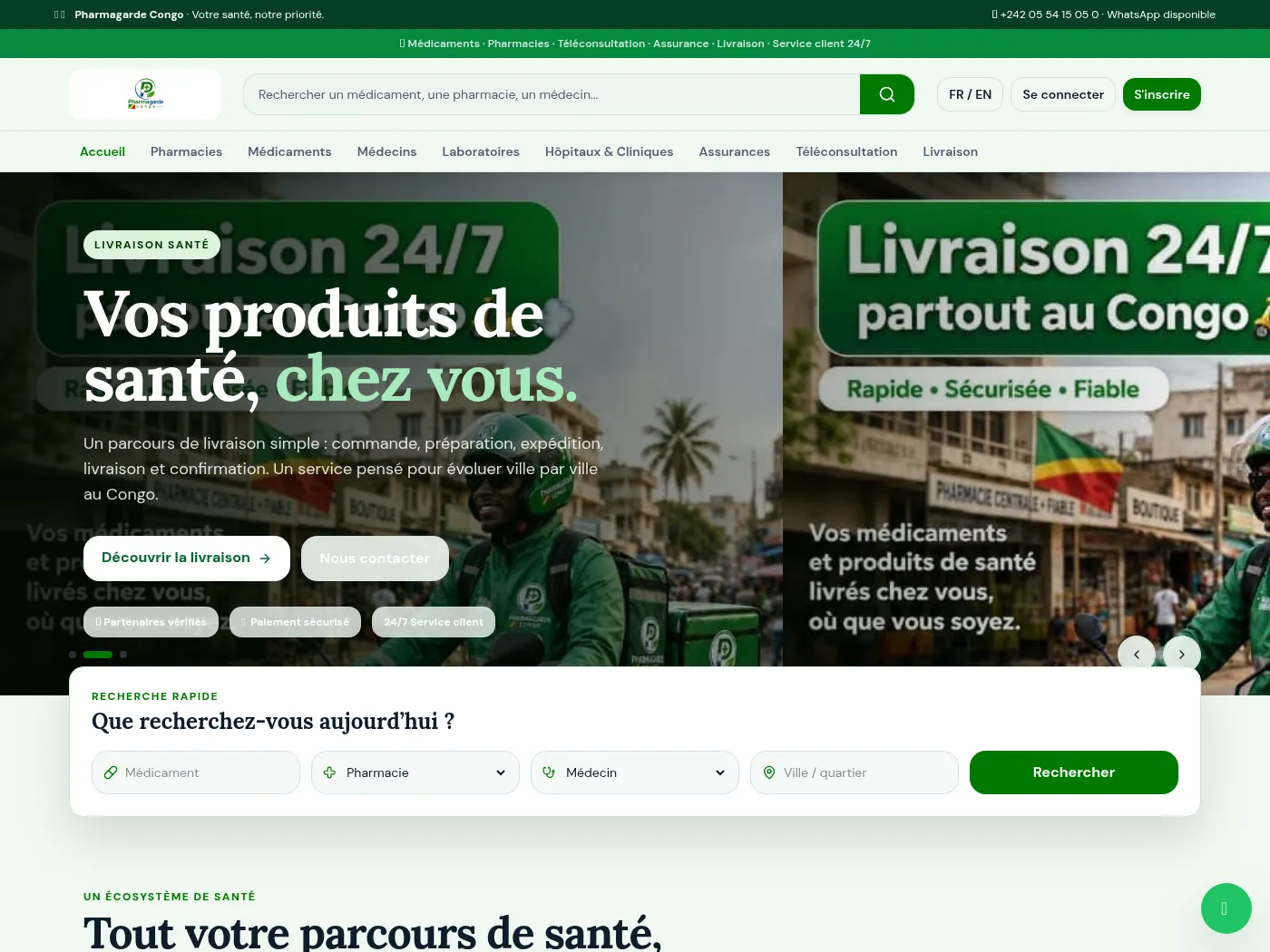 PharmaGarde Congo Platform
