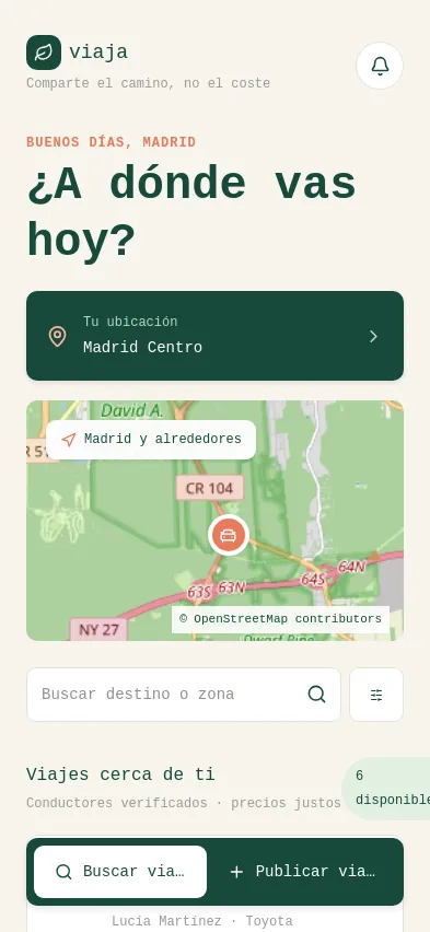 Viaje Compartido Pro
