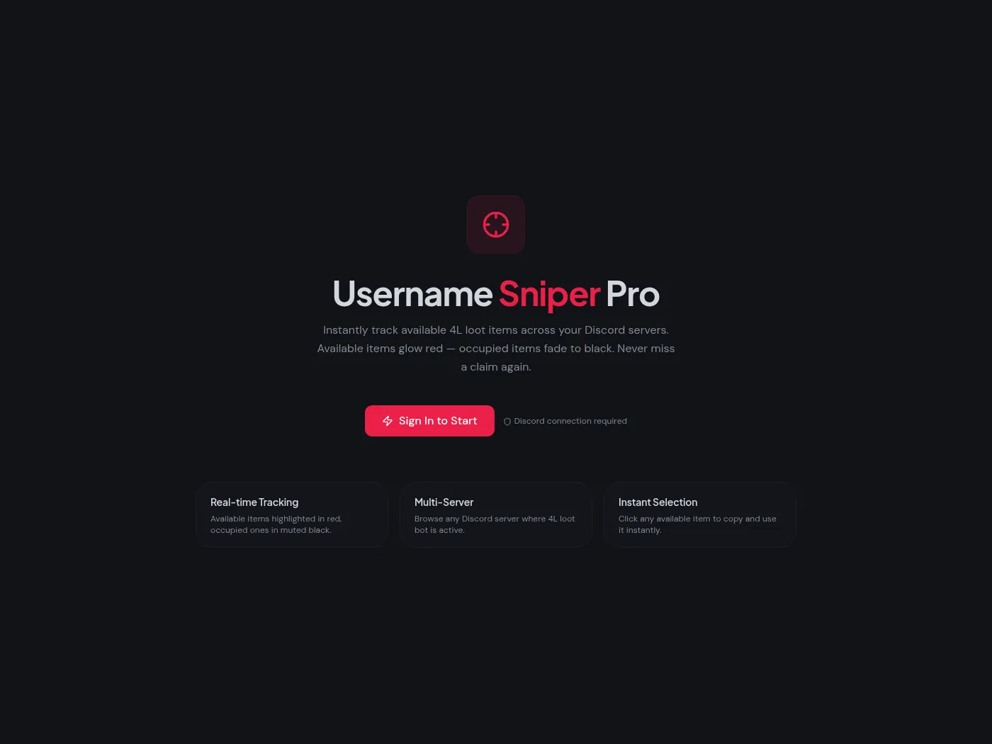 Username Sniper Pro