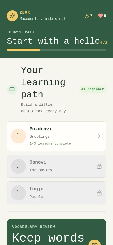 Macedonian Learner App