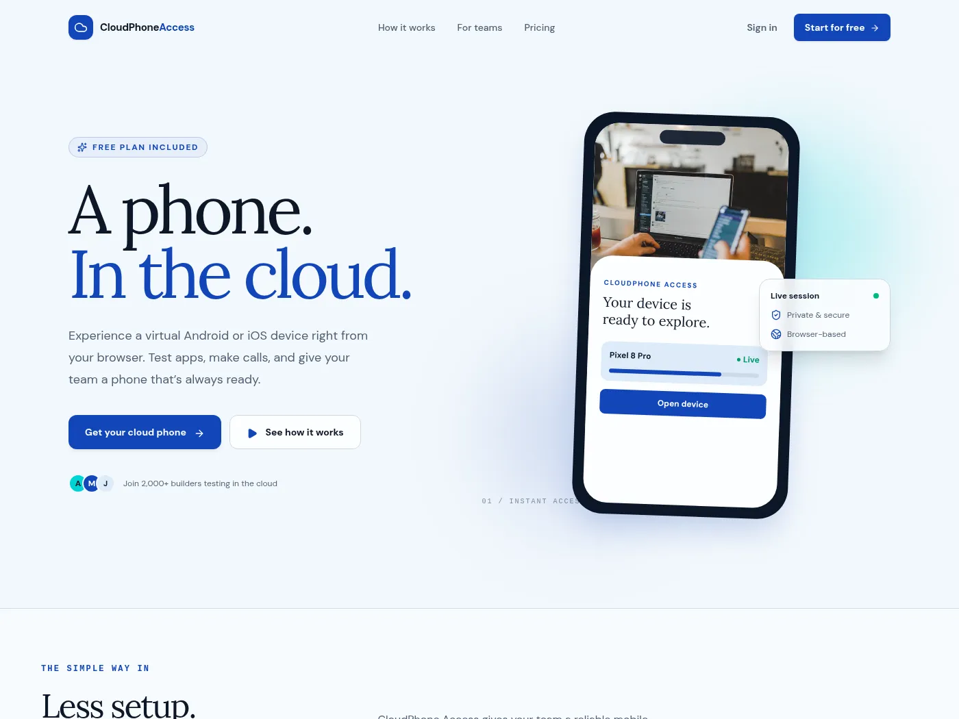 CloudPhone Access