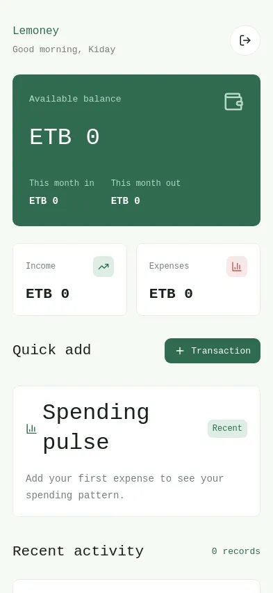 Ethiopian Finance Tracker