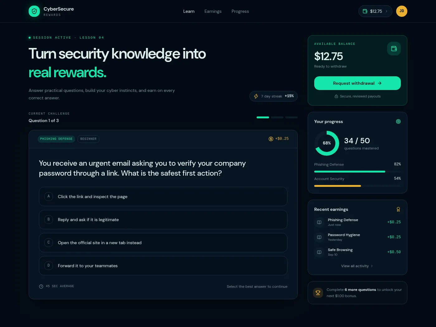 CyberSecure Rewards