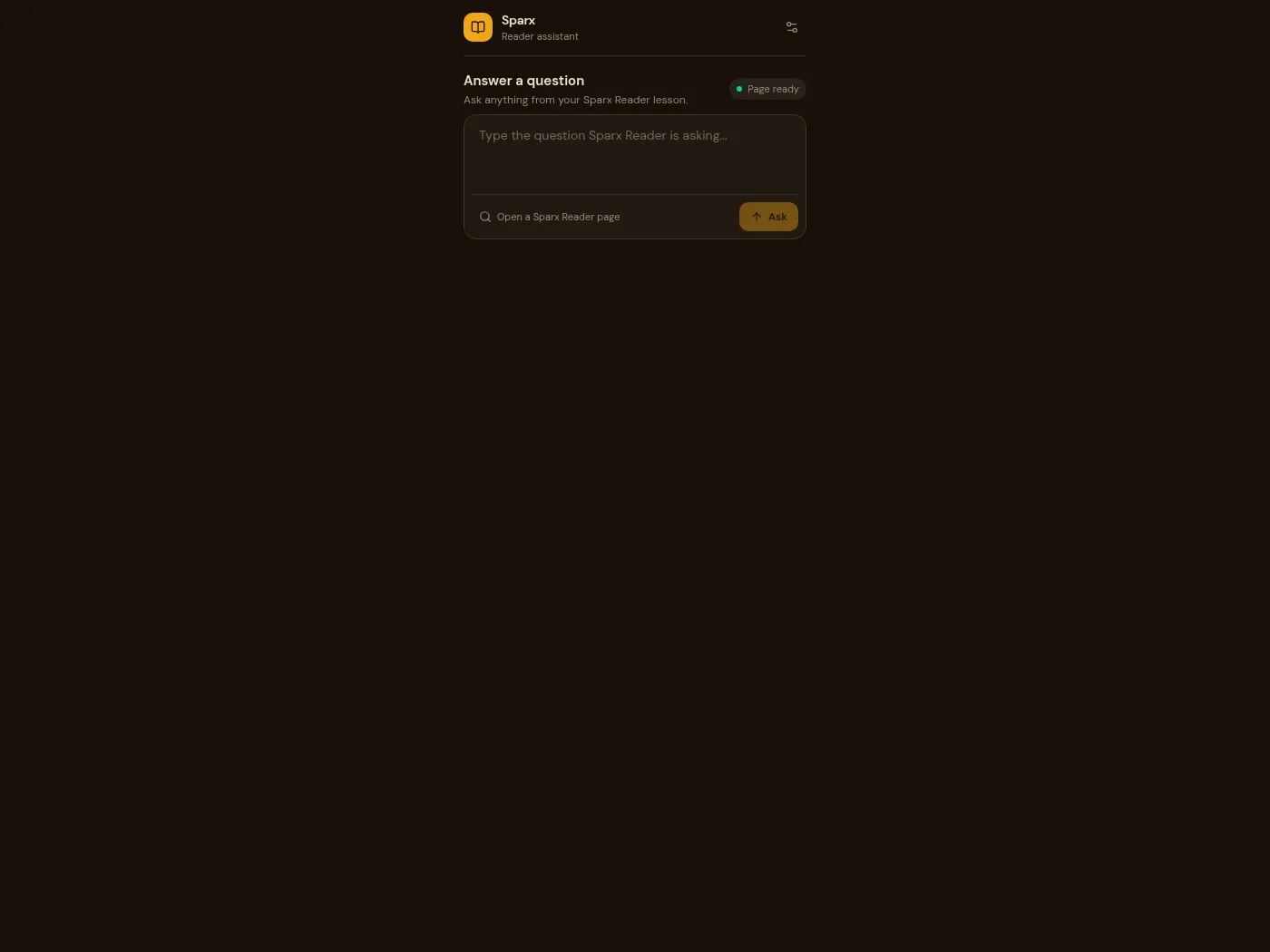 Sparx Reader AI Assistant