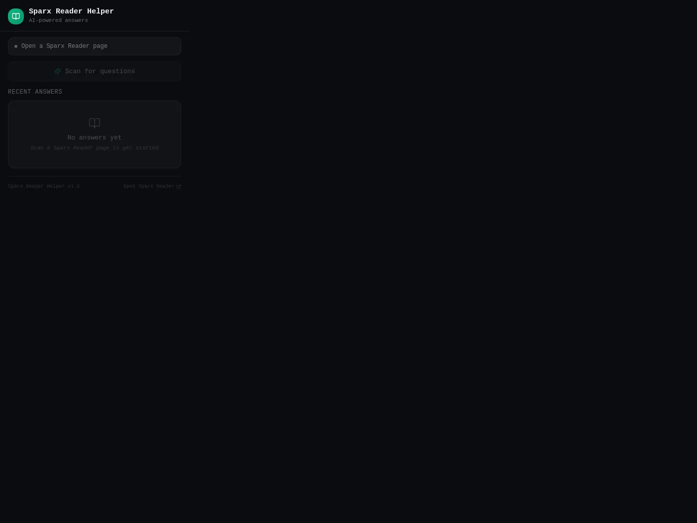 Sparx Reader Helper