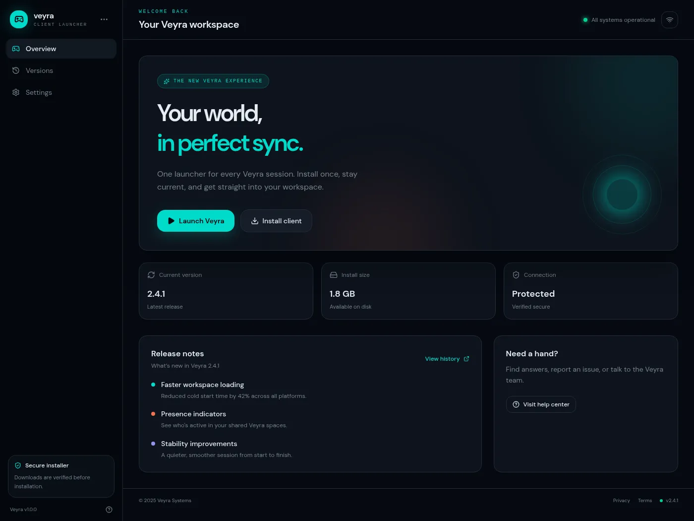 Veyra Client Launcher