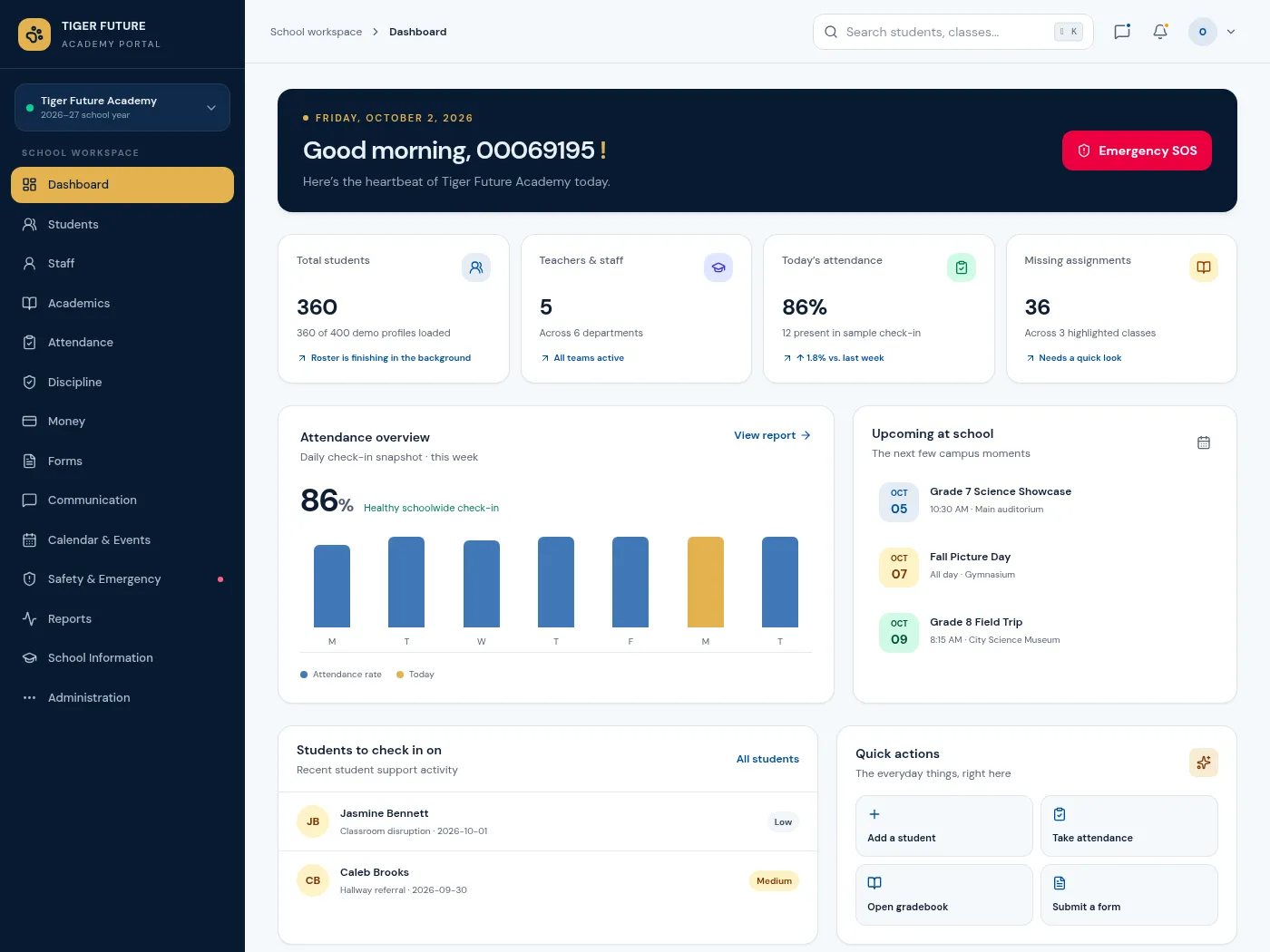 Tiger Future Academy Portal