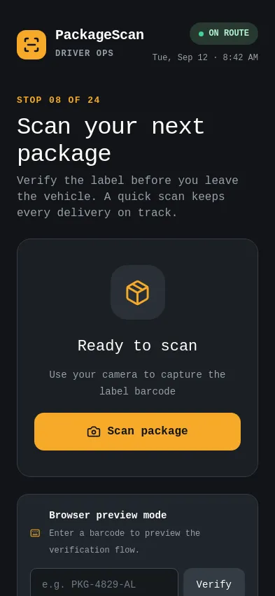 PackageScan Pro