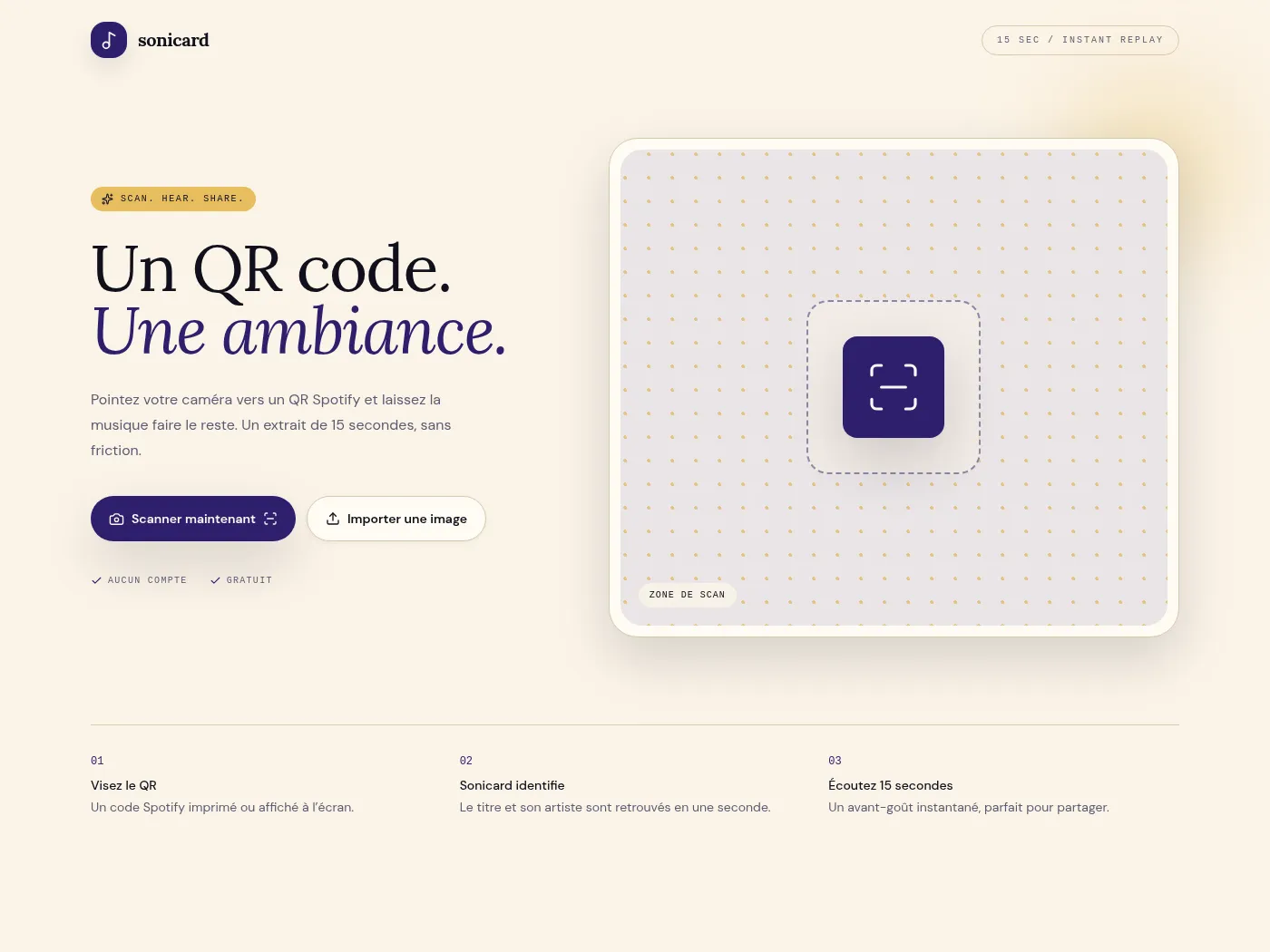 QRCode Spotify Preview