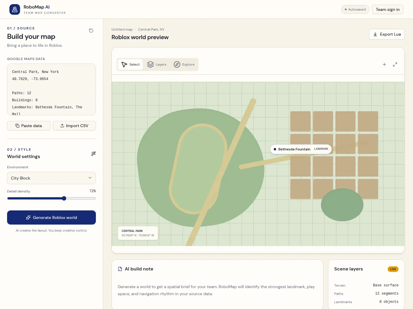 RoboMap AI Converter