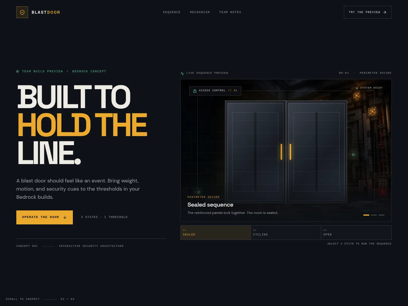 BlastDoor Interactive Mod