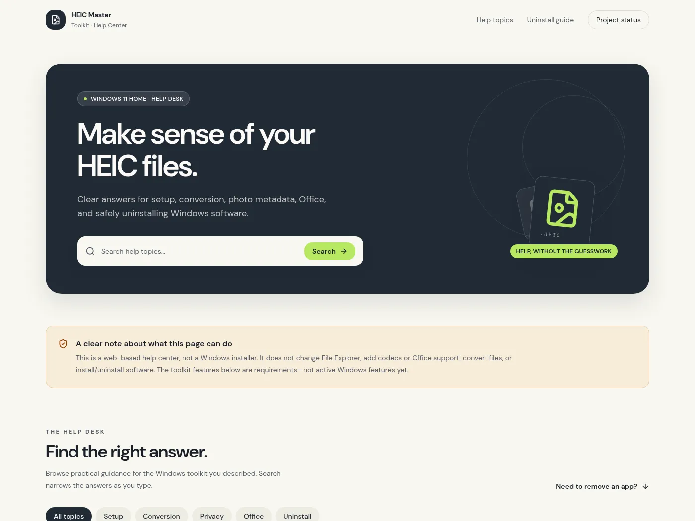 HEIC Master Toolkit