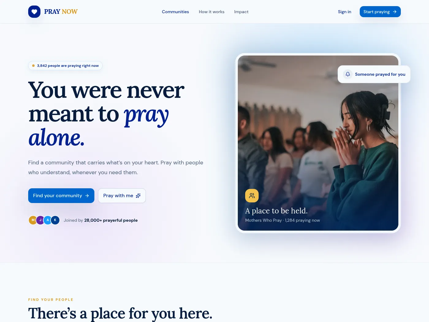 Pray Now Platform