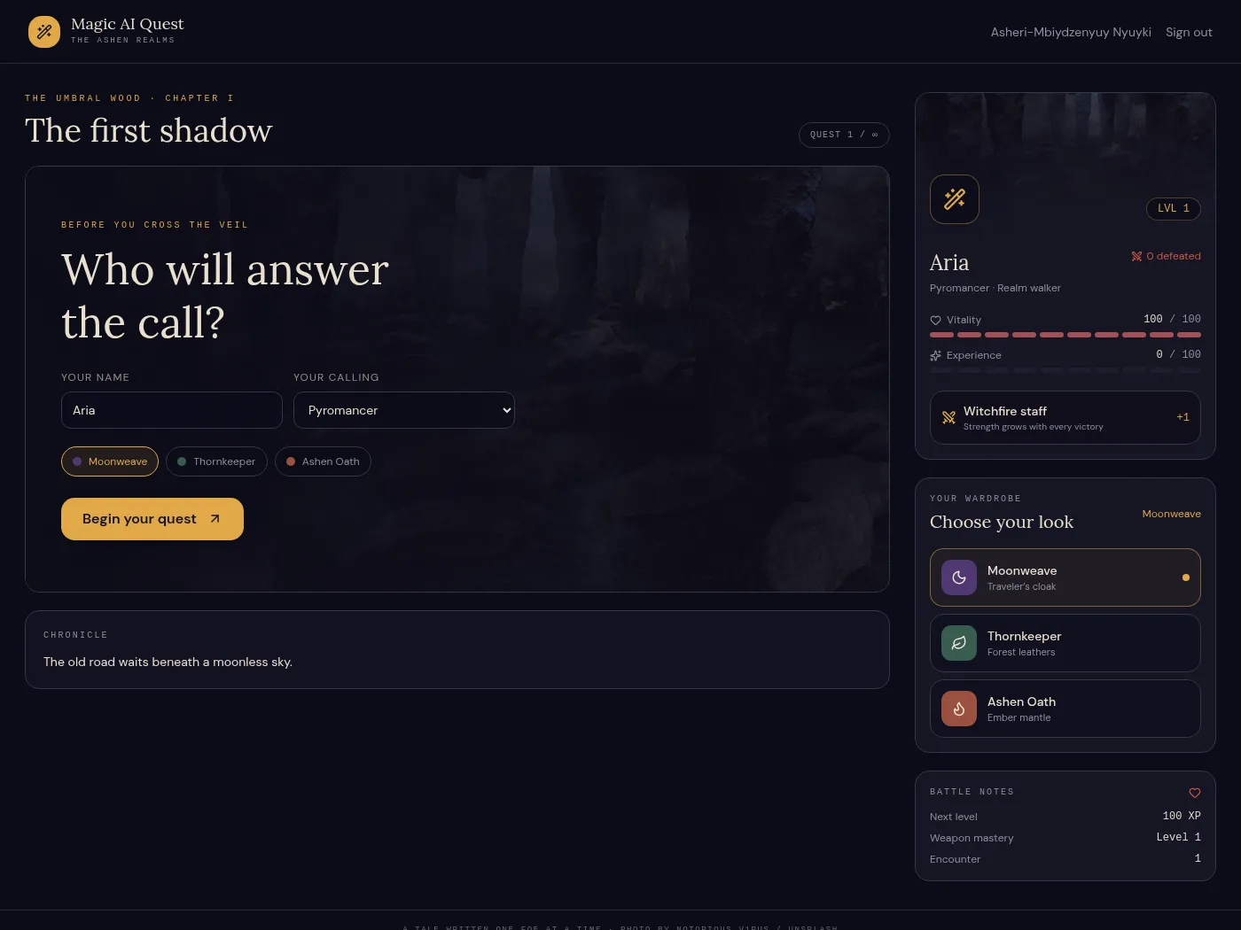 Magic AI Quest
