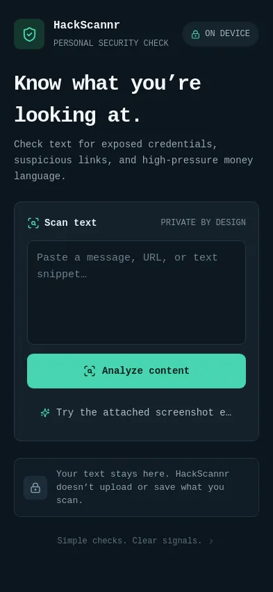 HackScannr
