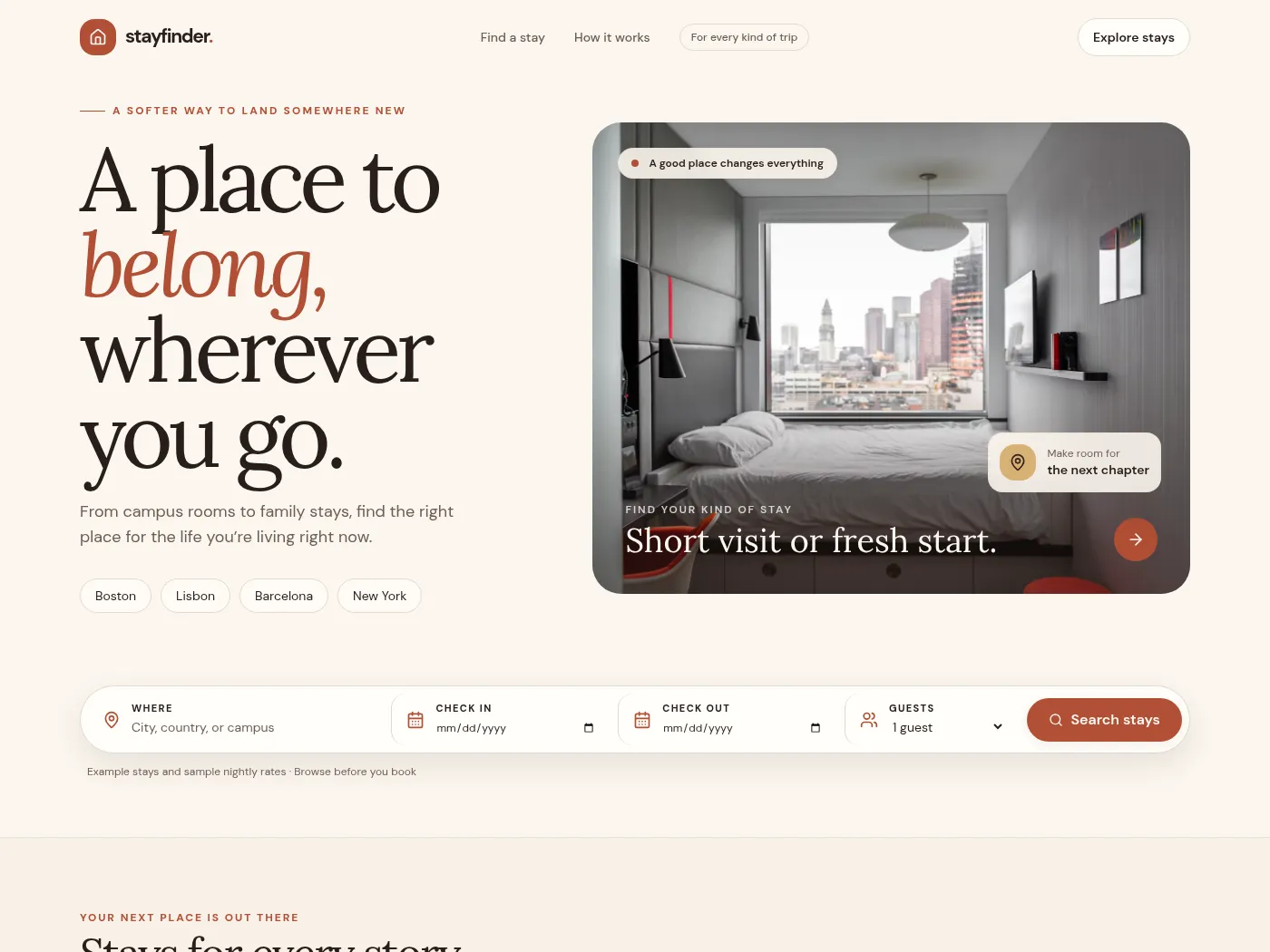StayFinder Hub