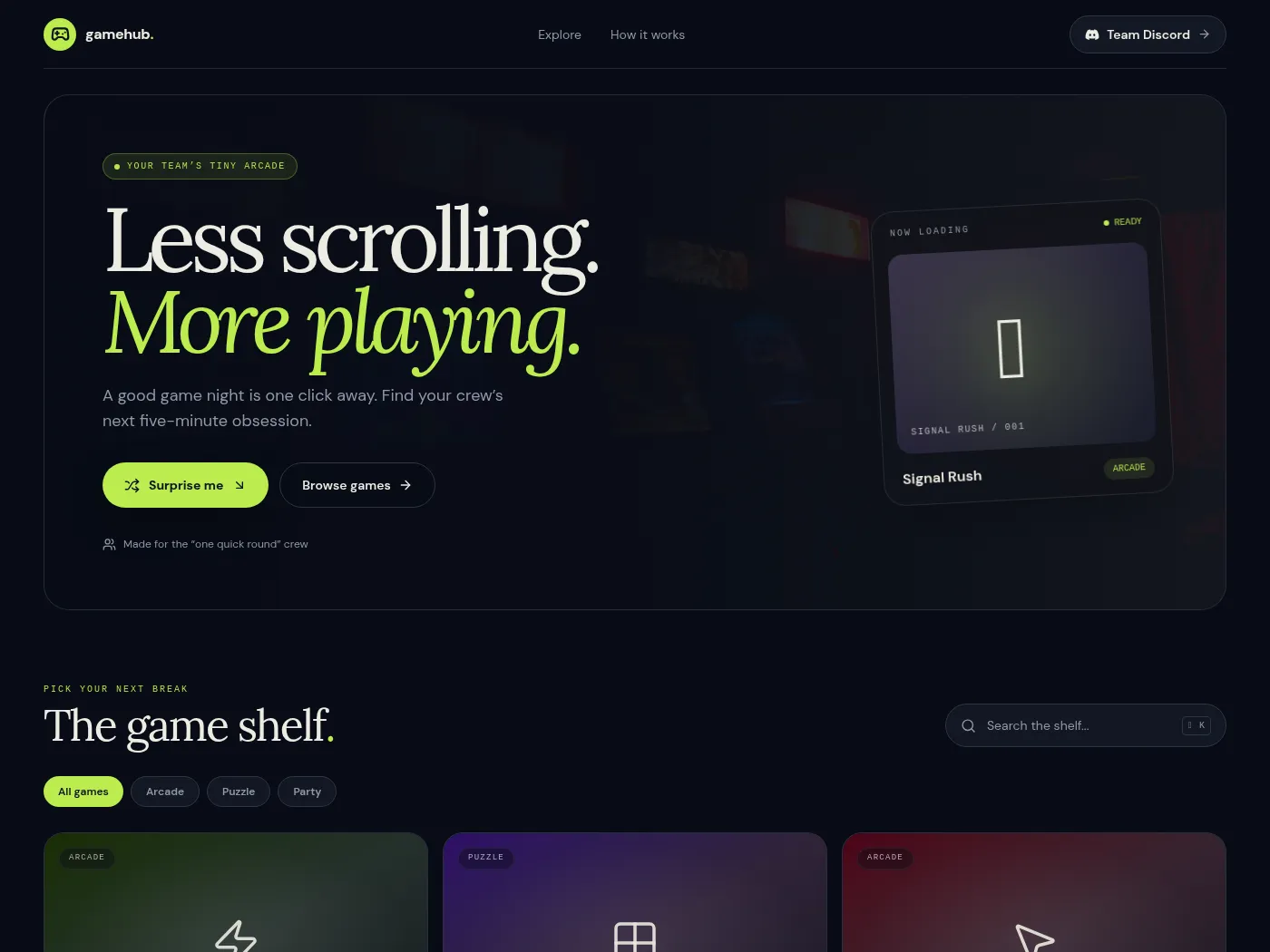 GameHub Central