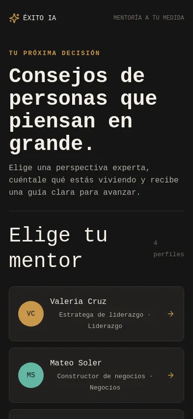 Éxito IA Advisors