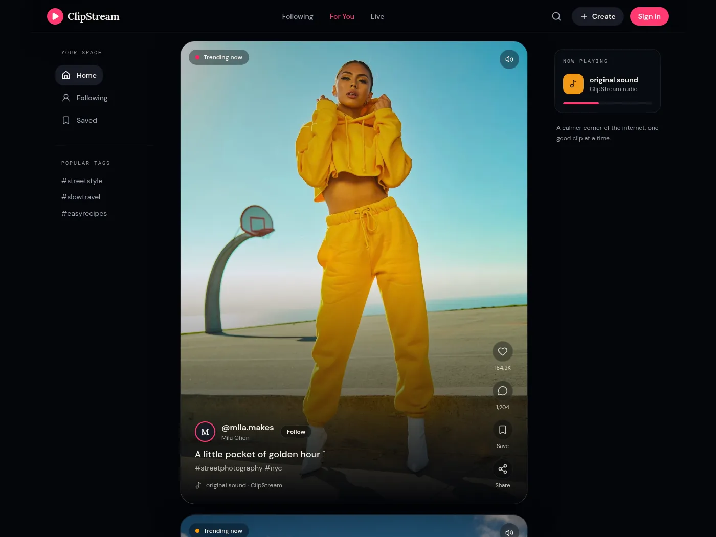 ClipStream