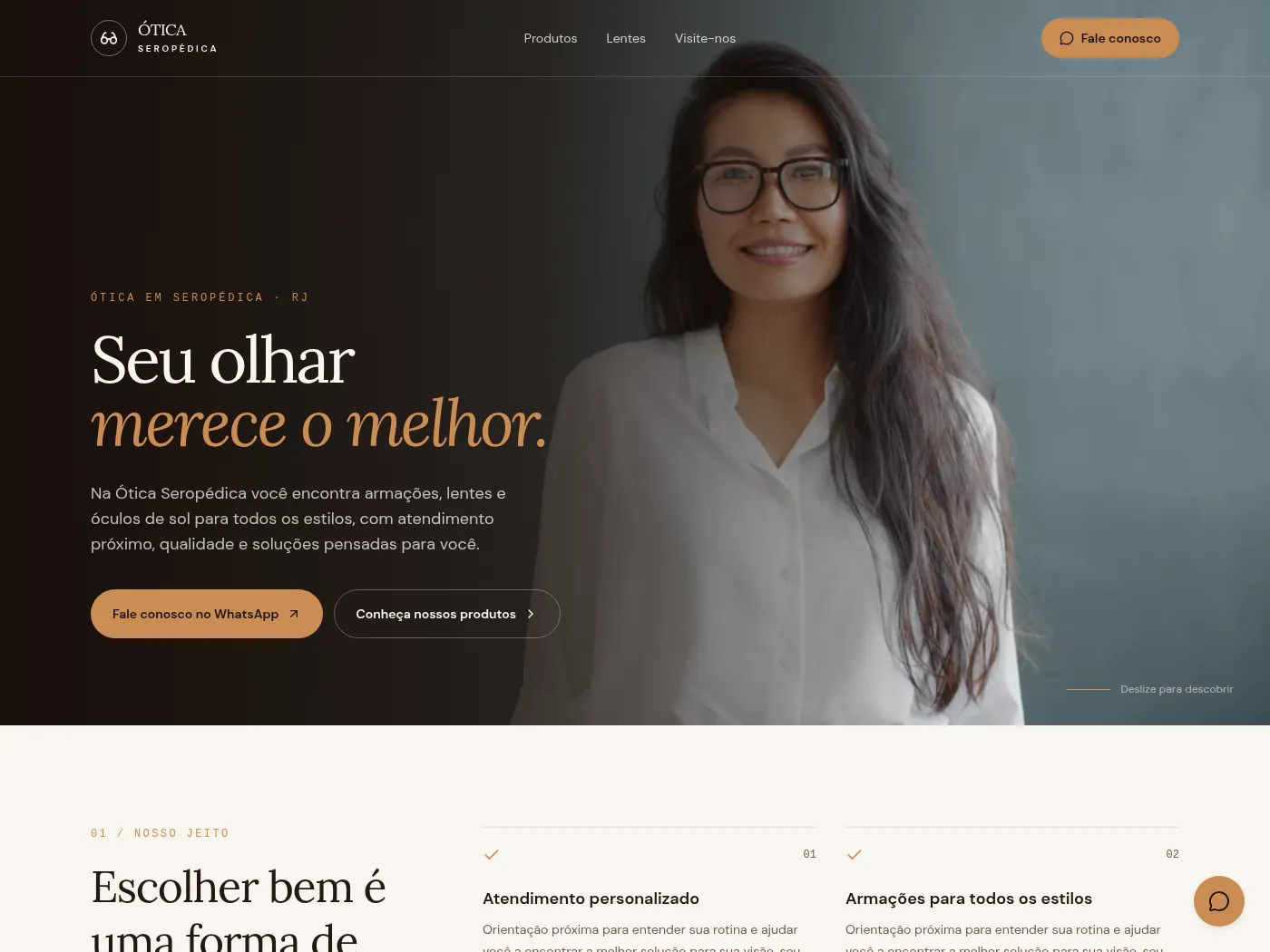 Ótica Seropédica Pro Website