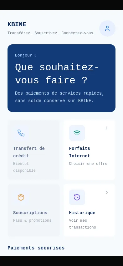 KBINE Mobile Super App