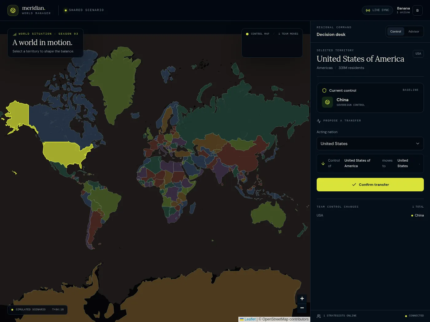 GeoSim World Manager
