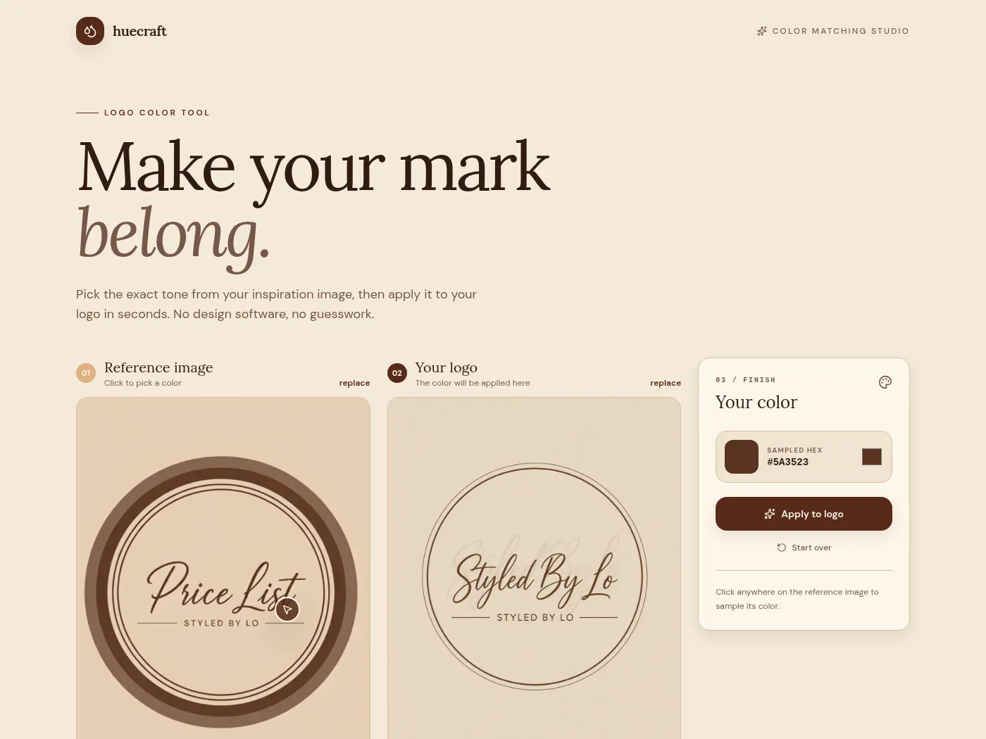 Logo Color Match Tool