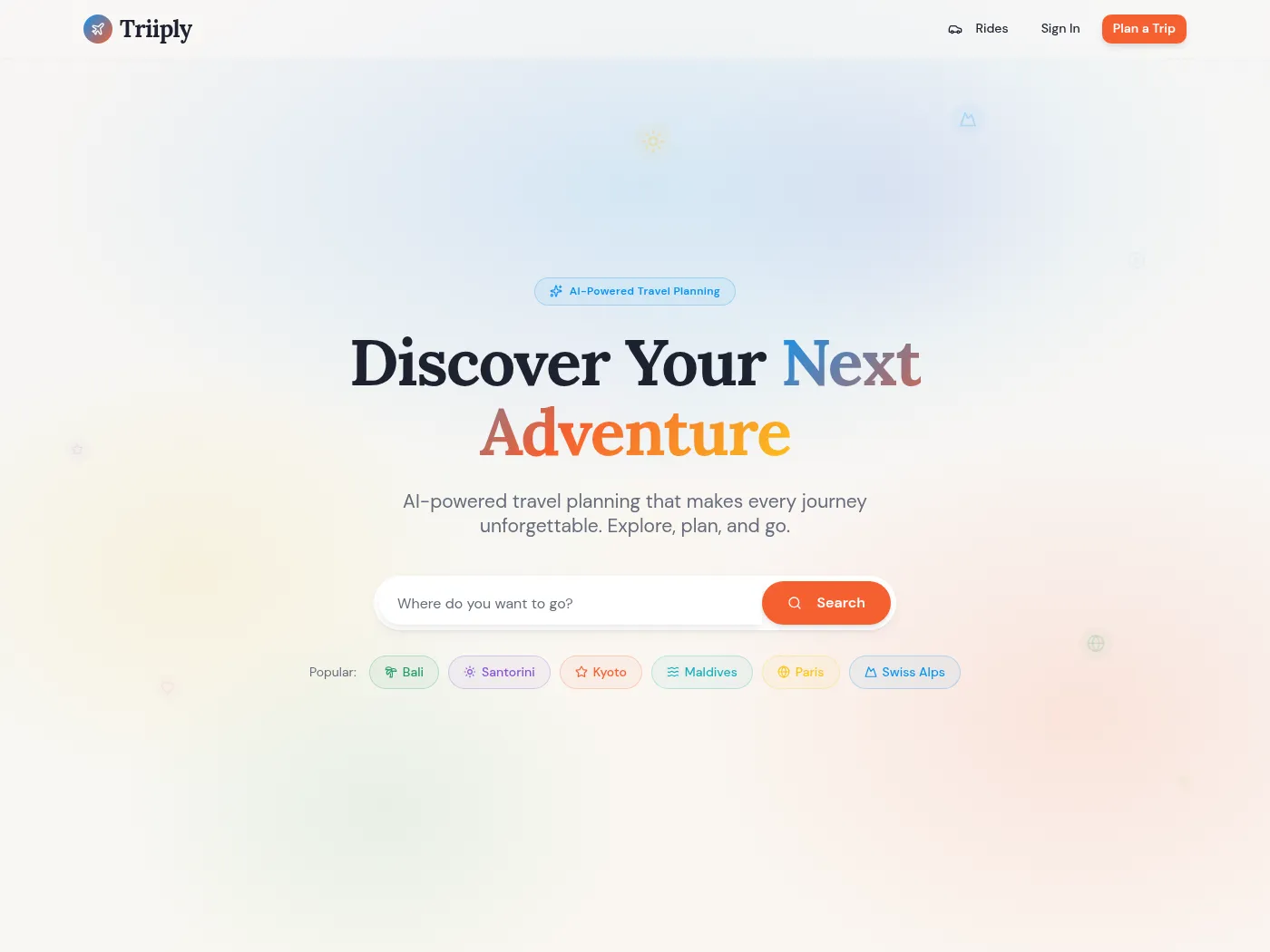 Triiply Travel Platform