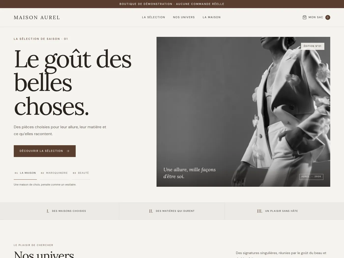 Luxuria Shop Site