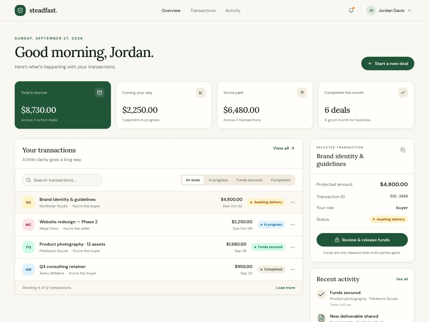 Escrow Simplified