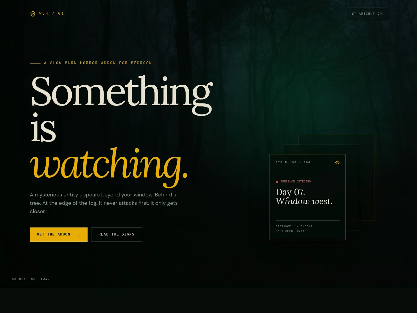 Creepy Entity Addon