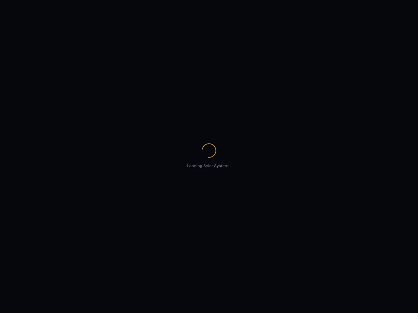 Solar System Explorer