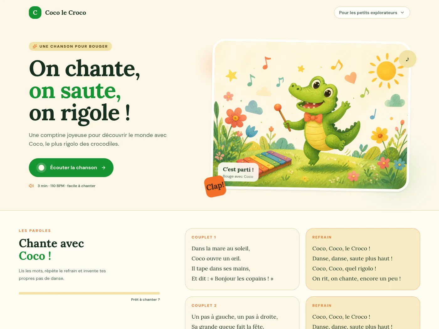 Coco le Croco Song