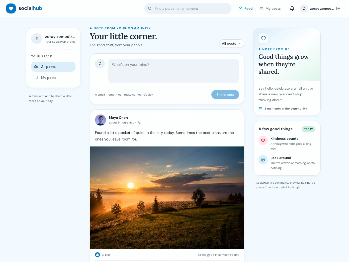 SocialHub Network
