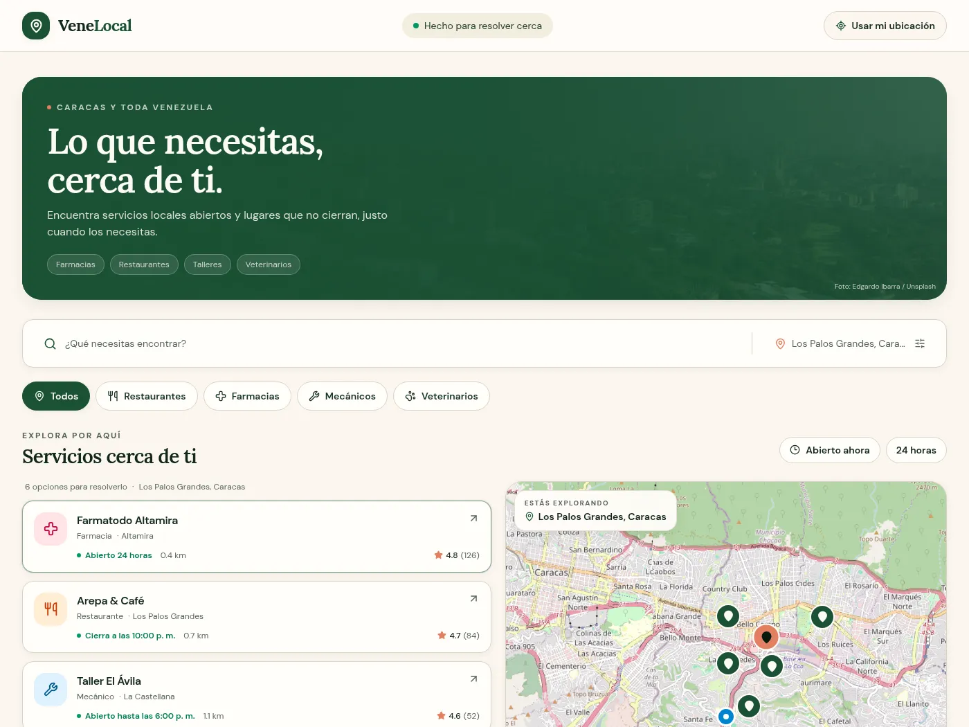 VeneLocal Finder