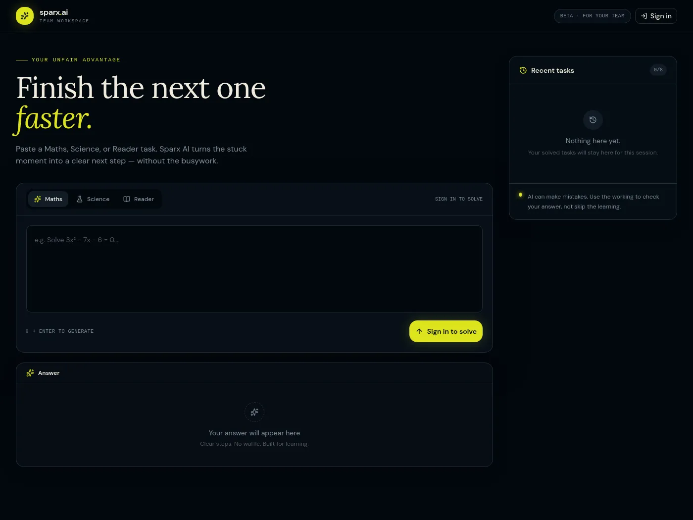 Sparx AI Autocomplete