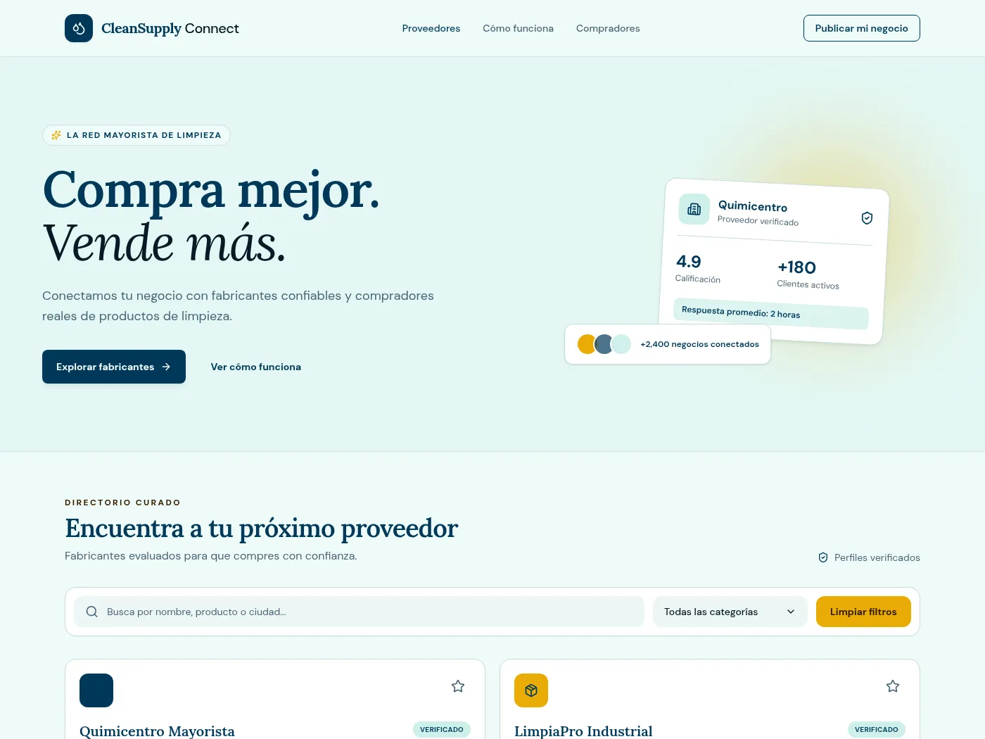 CleanSupply Connect