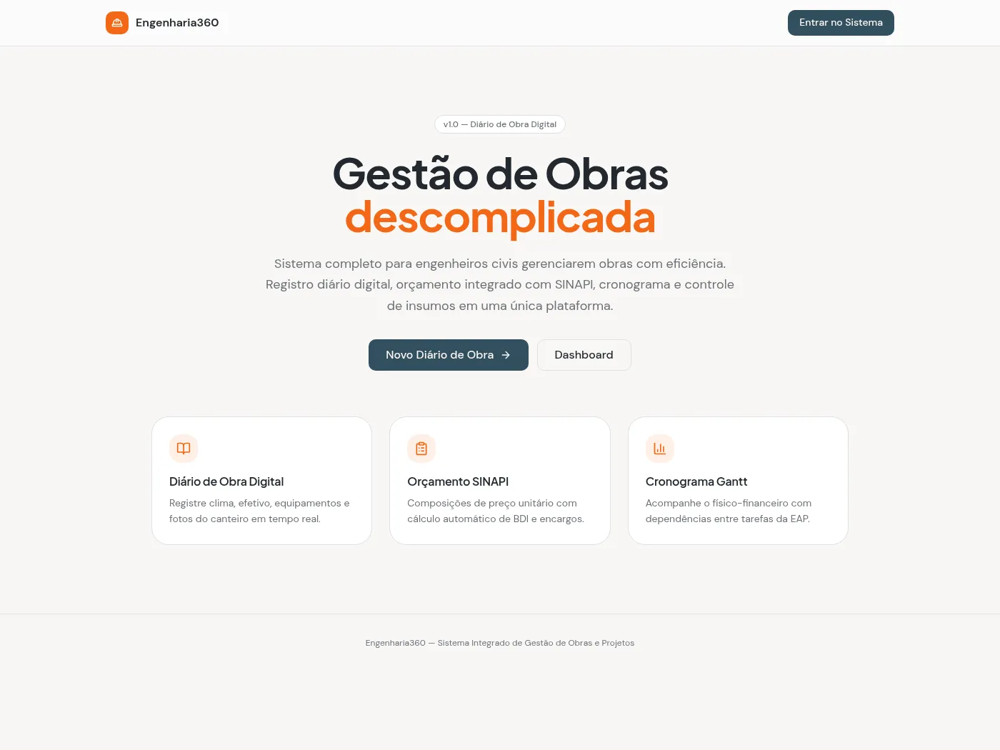 Engenharia360 Gestão de Obras